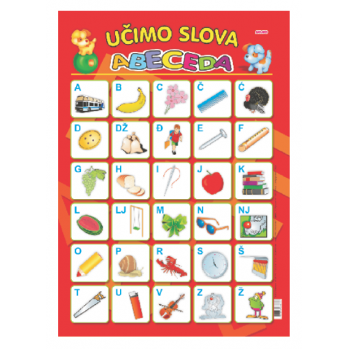 Učimo slova Azbuka/Abeceda